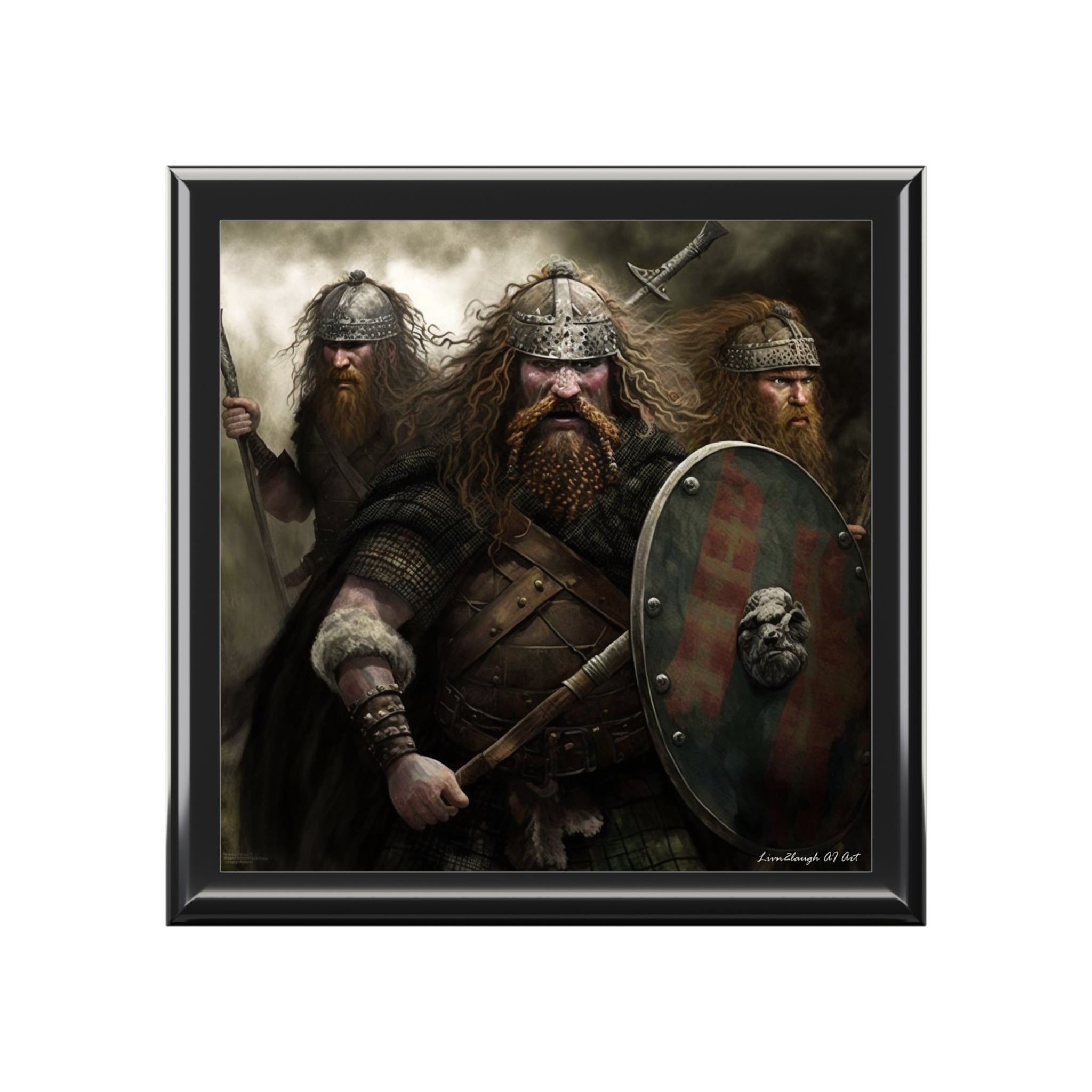 Viking's Ginger Stance, Black or Brown Jewelry Box – Livn2laugh Images ...